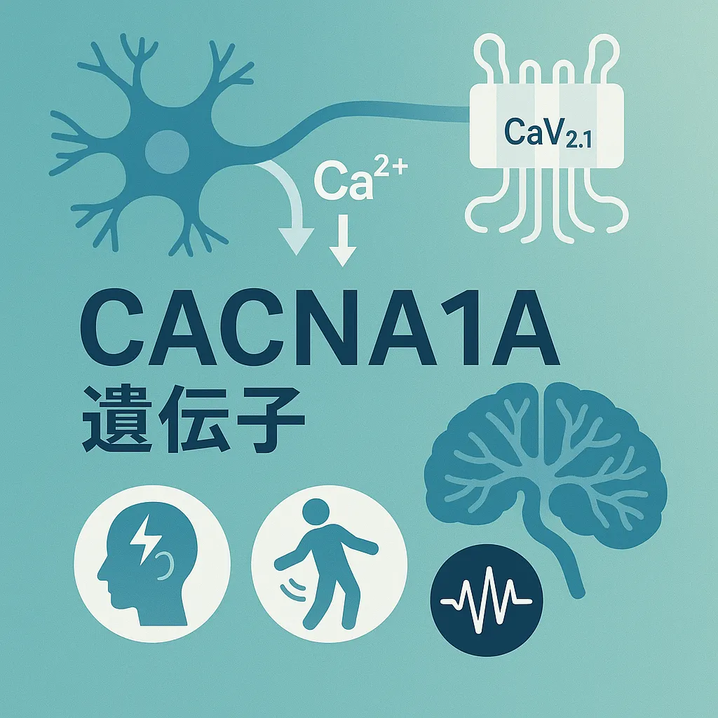 CACNA1A遺伝子と関連疾患：片頭痛・てんかん・小脳失調症の分子メカニズム | 東京・ミネルバクリニック