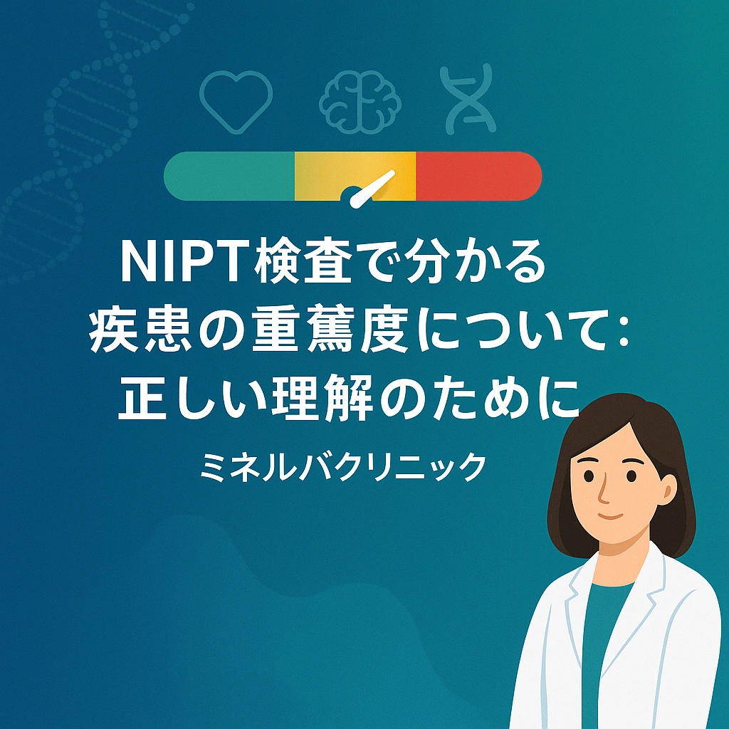 NIPT検査で分かる疾患の重篤度について：正しい理解のために | ミネルバクリニック | 東京・ミネルバクリニック